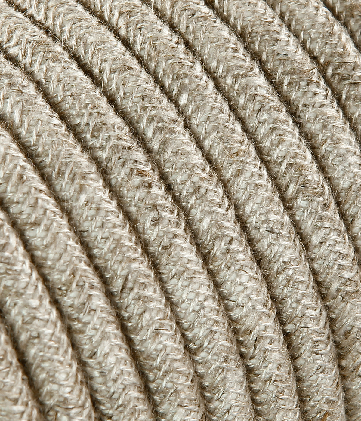 Round Textile Cable For Visible System - Canvas Beige LM21 - LaMorell ...